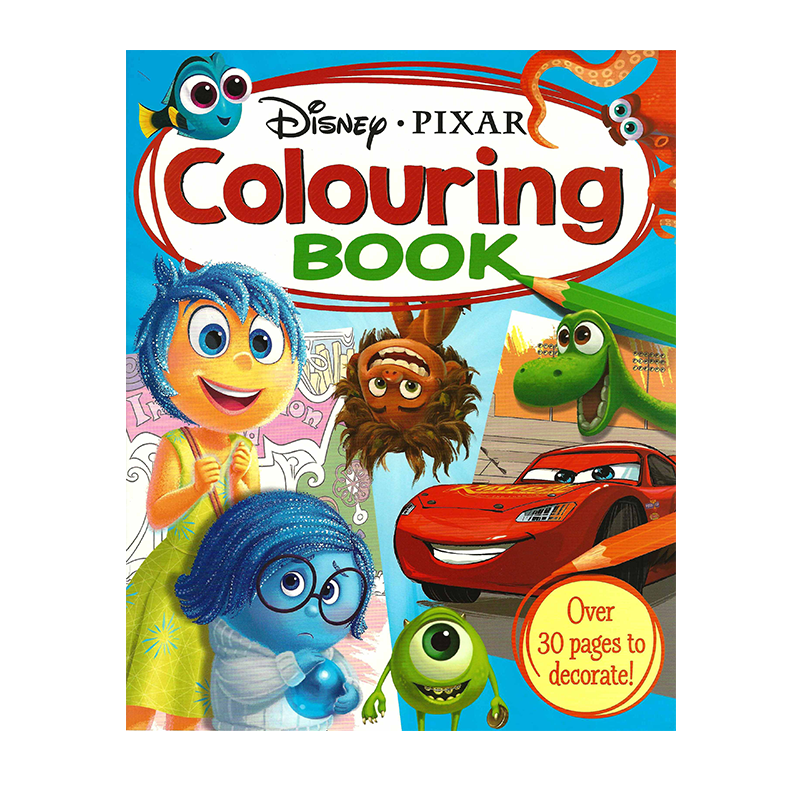 pixar disney coloring book